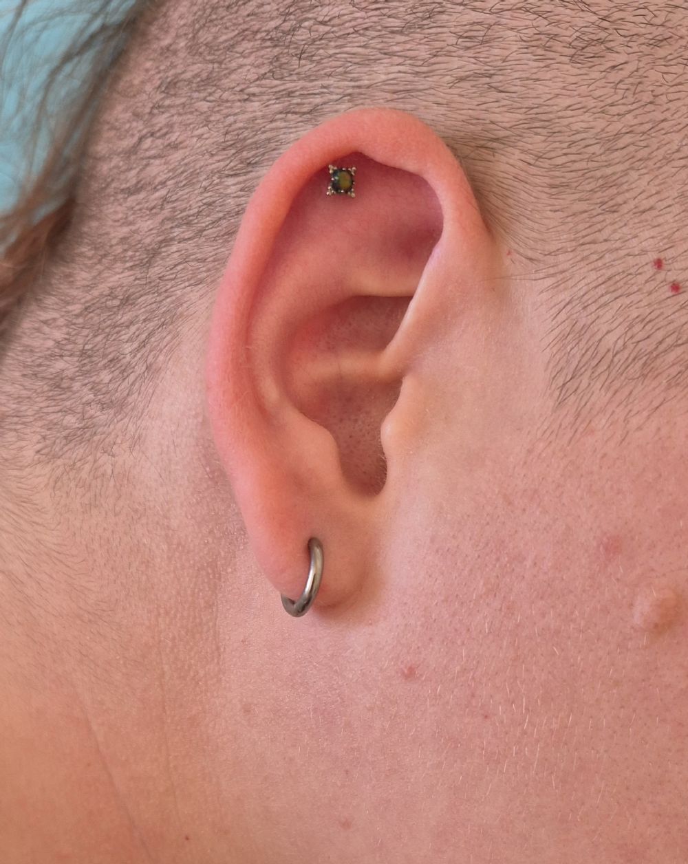 Titanium Huggie Earrings Basic Ear Lobe Piercing