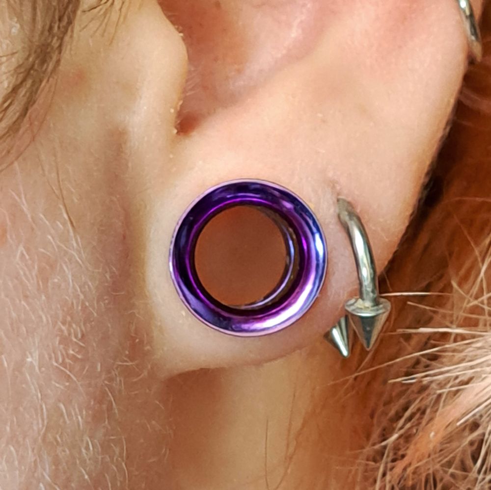 Titanium Plated Steel Internally Threaded Eyelet | Gunmetal