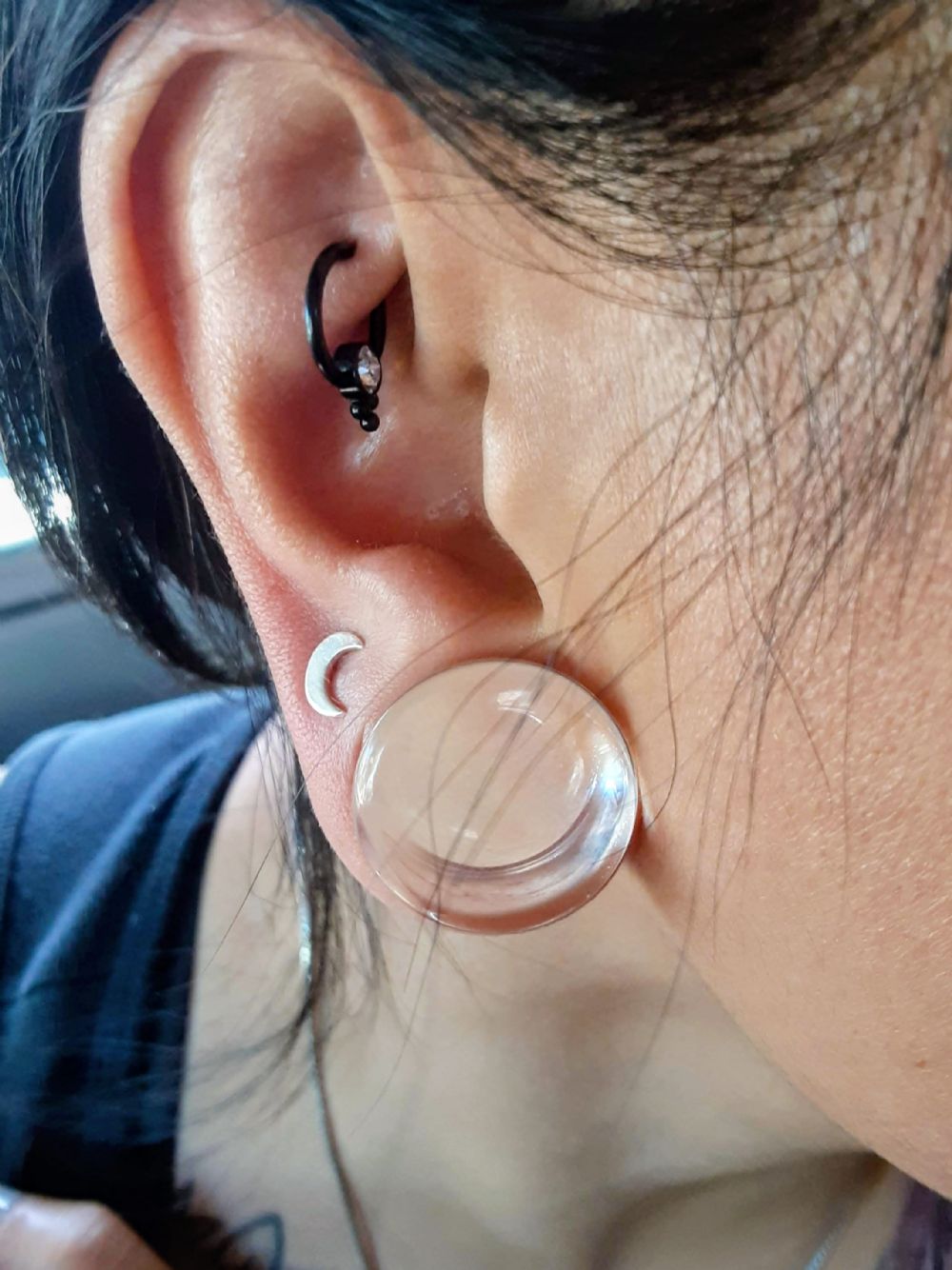 Single Flare Glass Stretching Plugs | Stretchers | Gauging