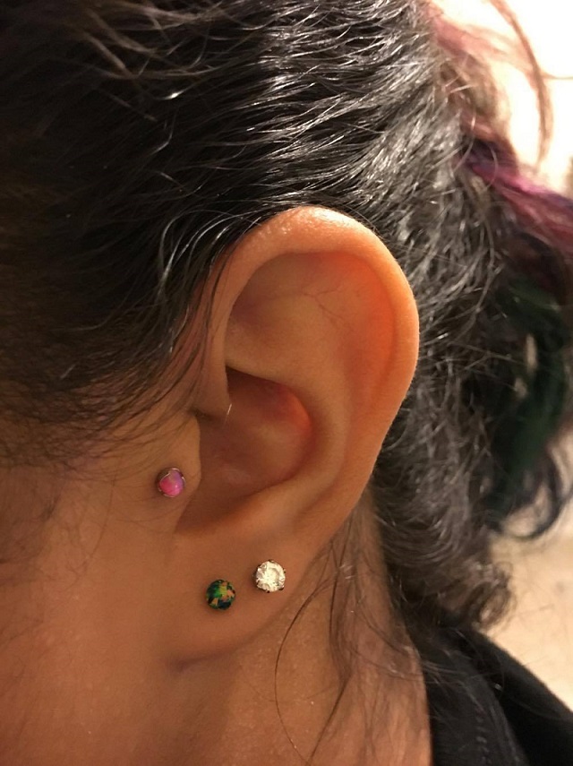 Custom Order Steel Prong Set Opal/stone Bullet Threaded End