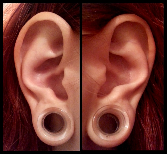 Custom Order Clear Single Flare Pyrex Glass Eyelet