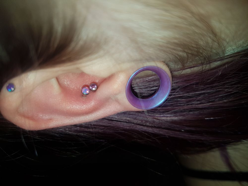 Threadless Faceted Gem End