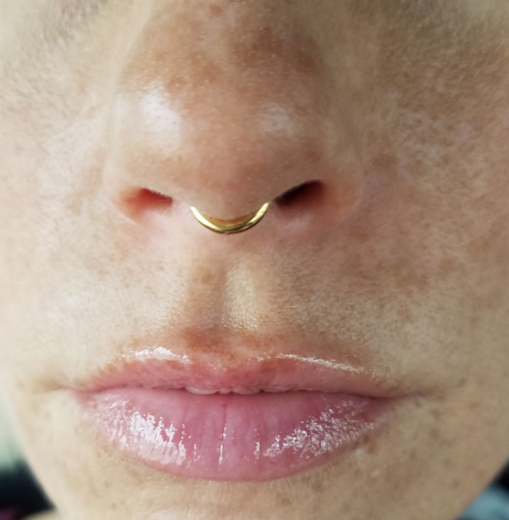 Gold Colored Clicker Ring