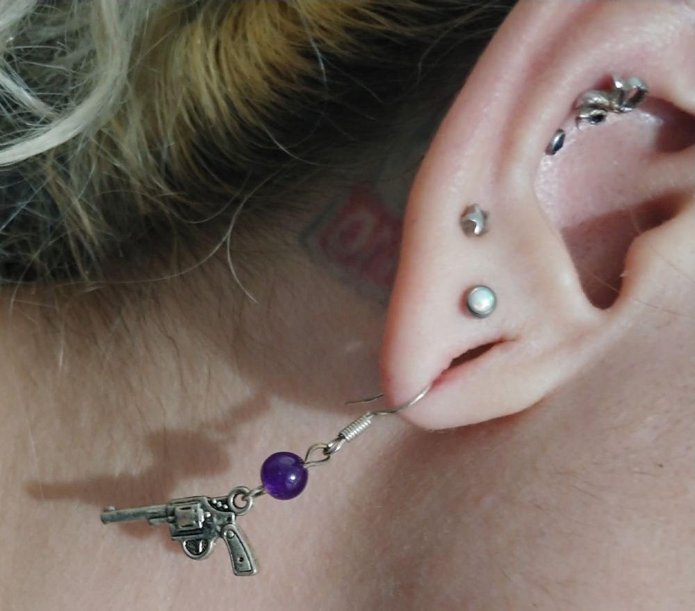 Plated Titanium Labret Post