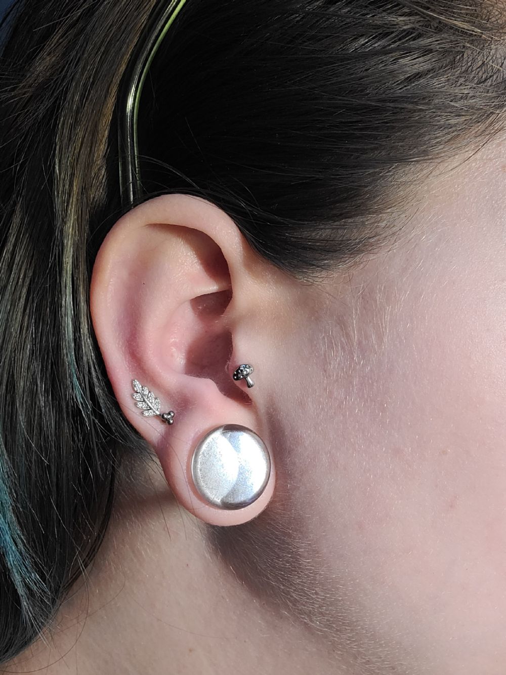 Titanium Mushroom Threadless Ends - Implant Grade