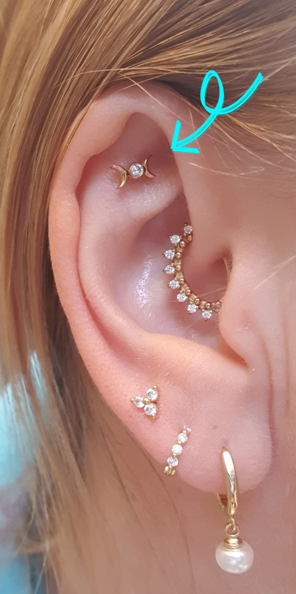 Titanium Triple Goddess Moon End