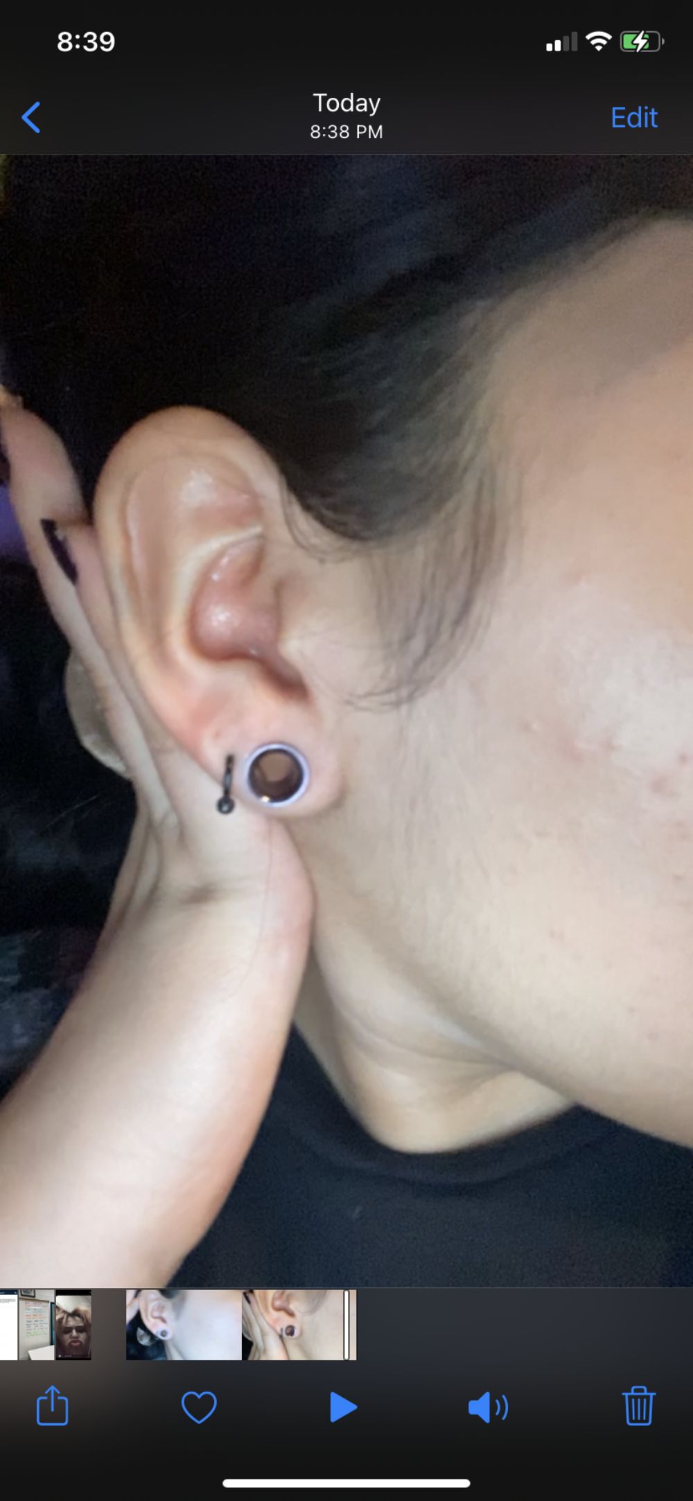 Titanium Single Flare Eyelet