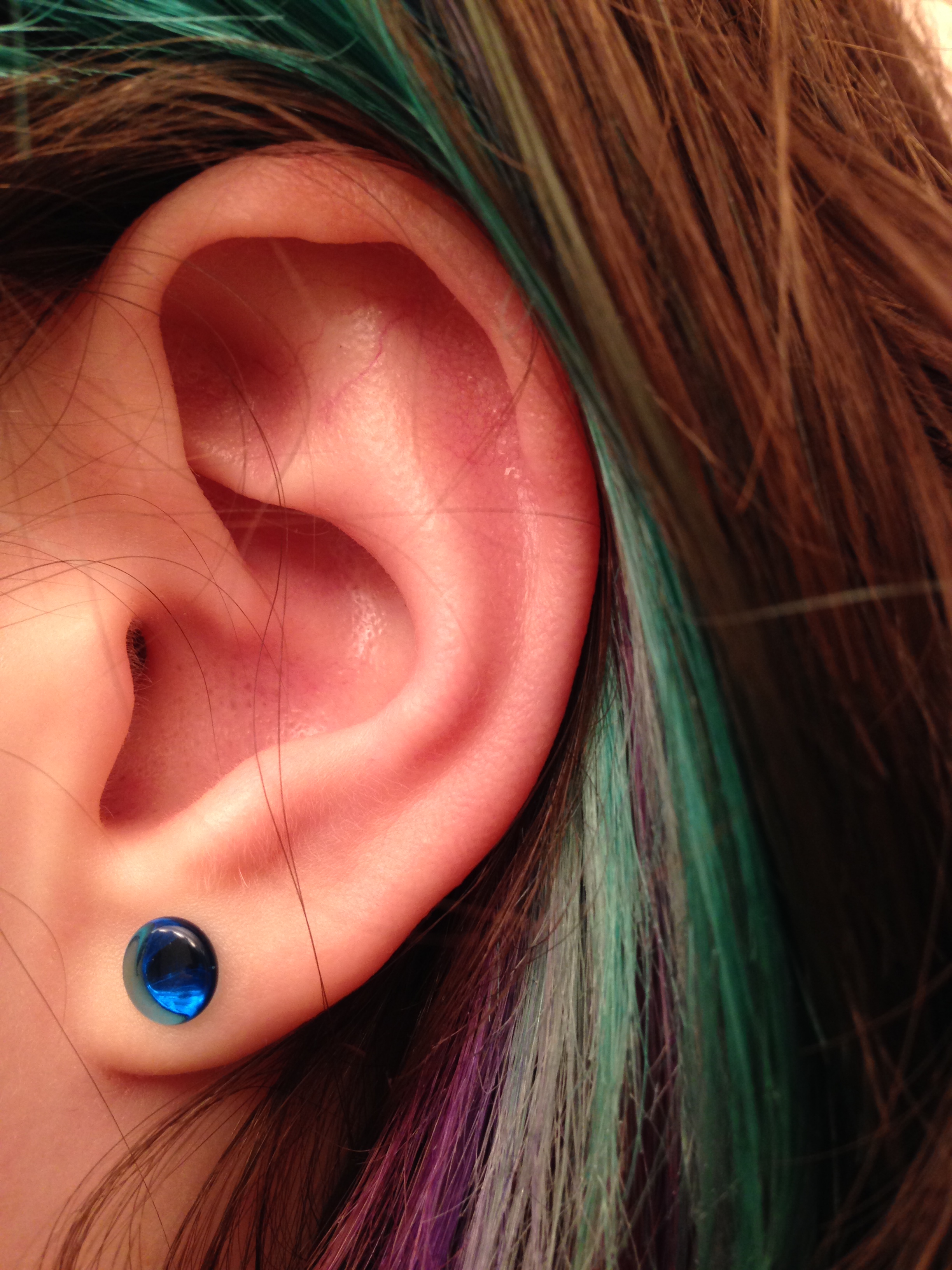 Single Flare Solid Color Plugs with Grooves