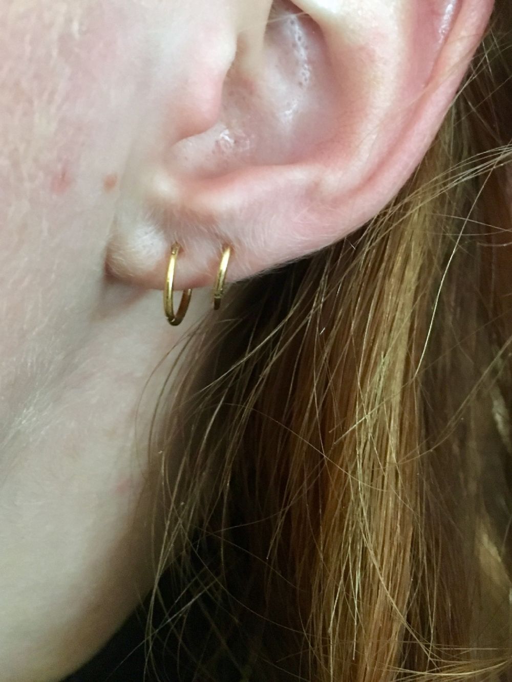 Gold Colored Clicker Ring