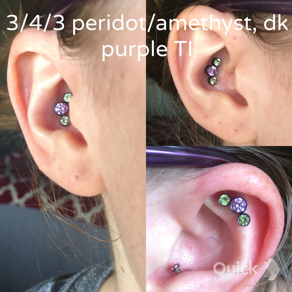 Custom Order Titanium Cluster Threaded End