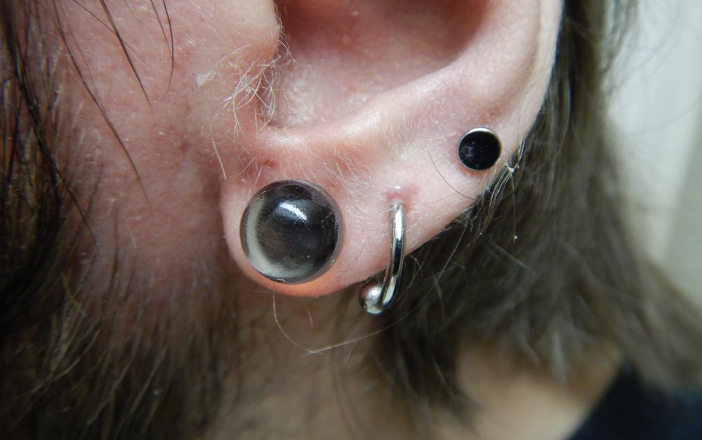 Plated Titanium Labret Post