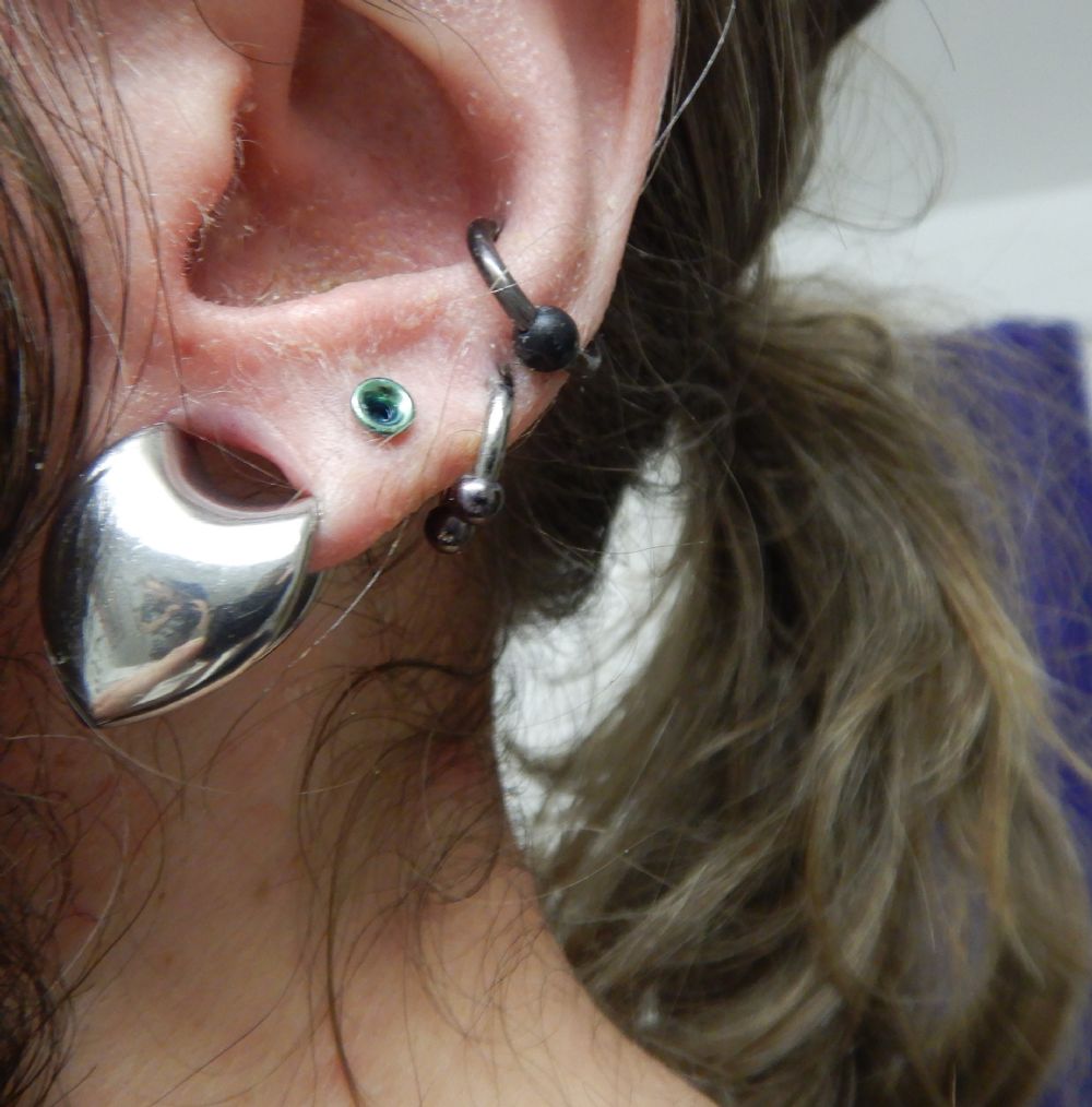 Lightweight Steel Spade Saddle Weights For Stretched Lobes