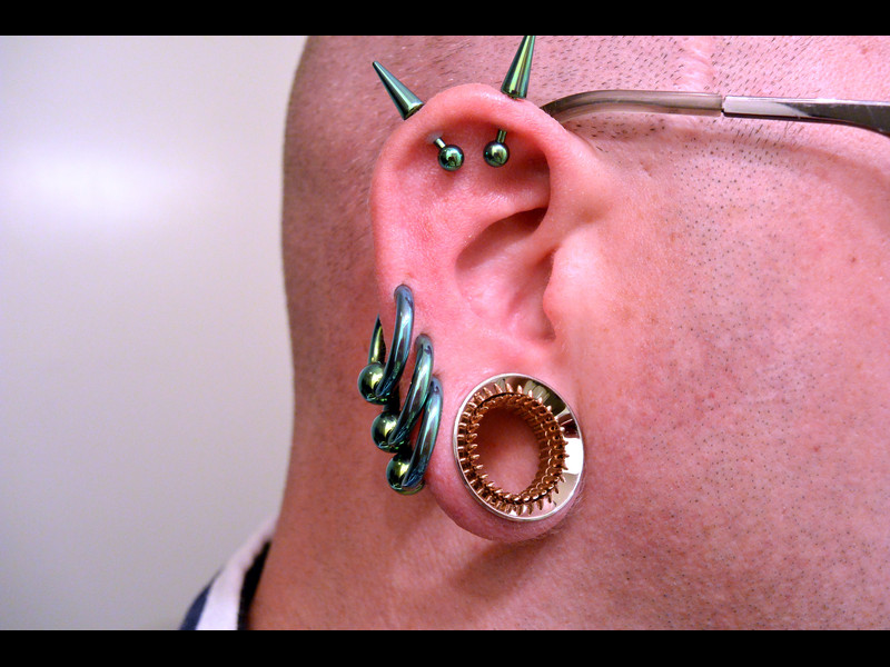 Custom Order Steel Eyelets With Bronze Bullets