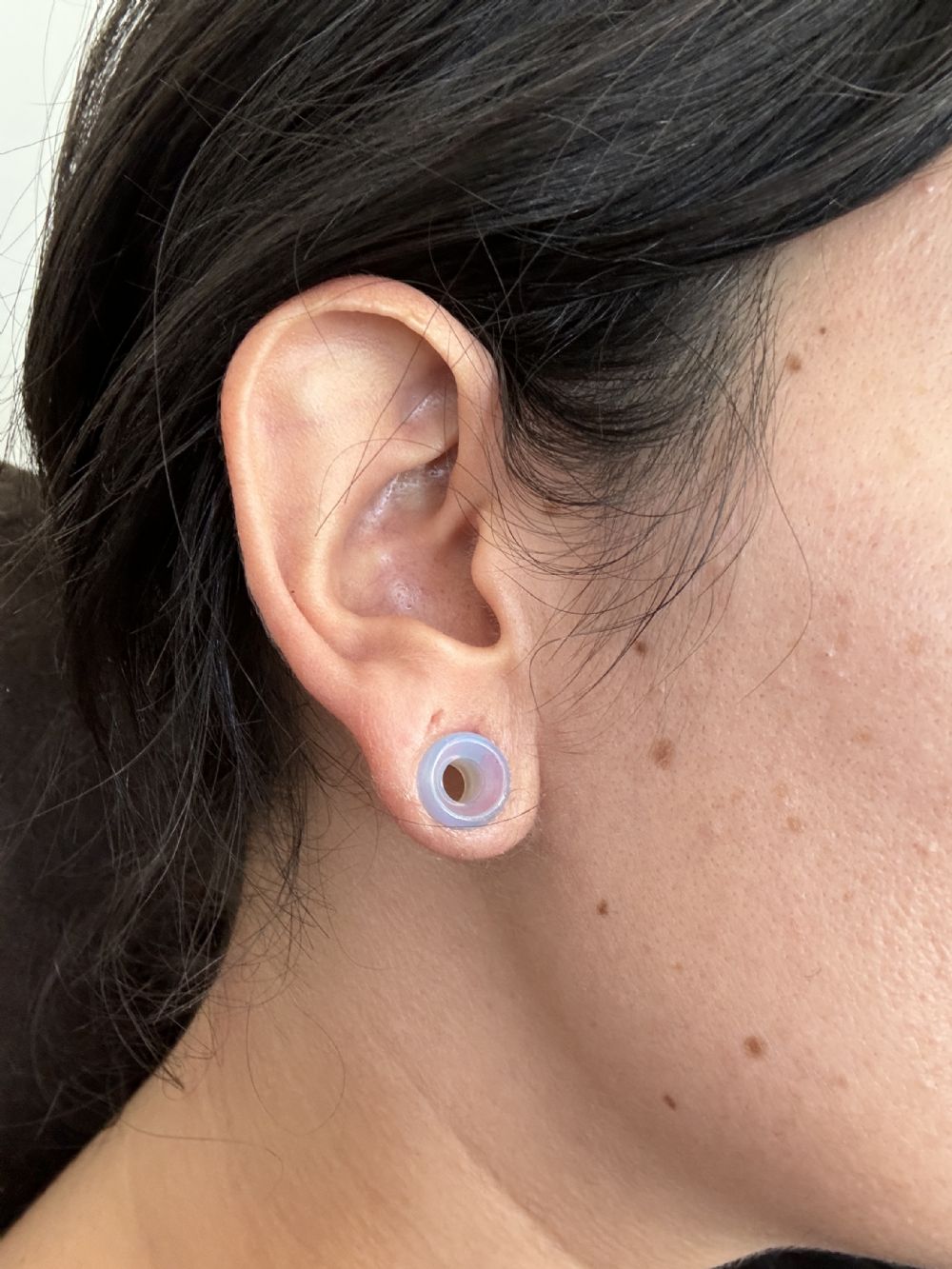 Stone And Glass Eyelet | Opalite | Quartz | Agate | Amethyst