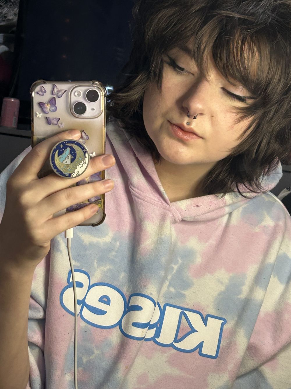 Titanium Gemmed Internally Threaded Labret