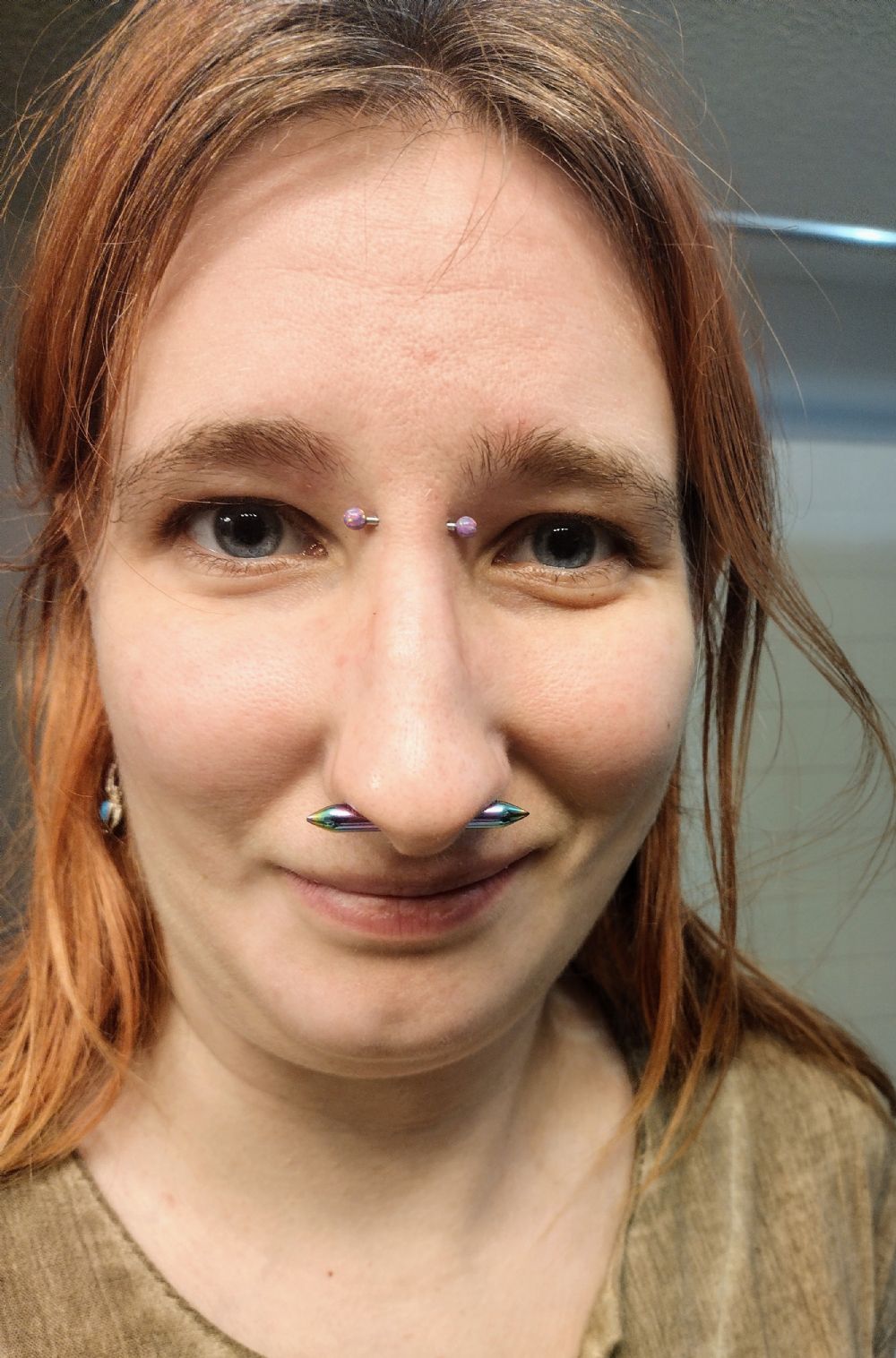 Pvd Plated Titanium Septum Spike