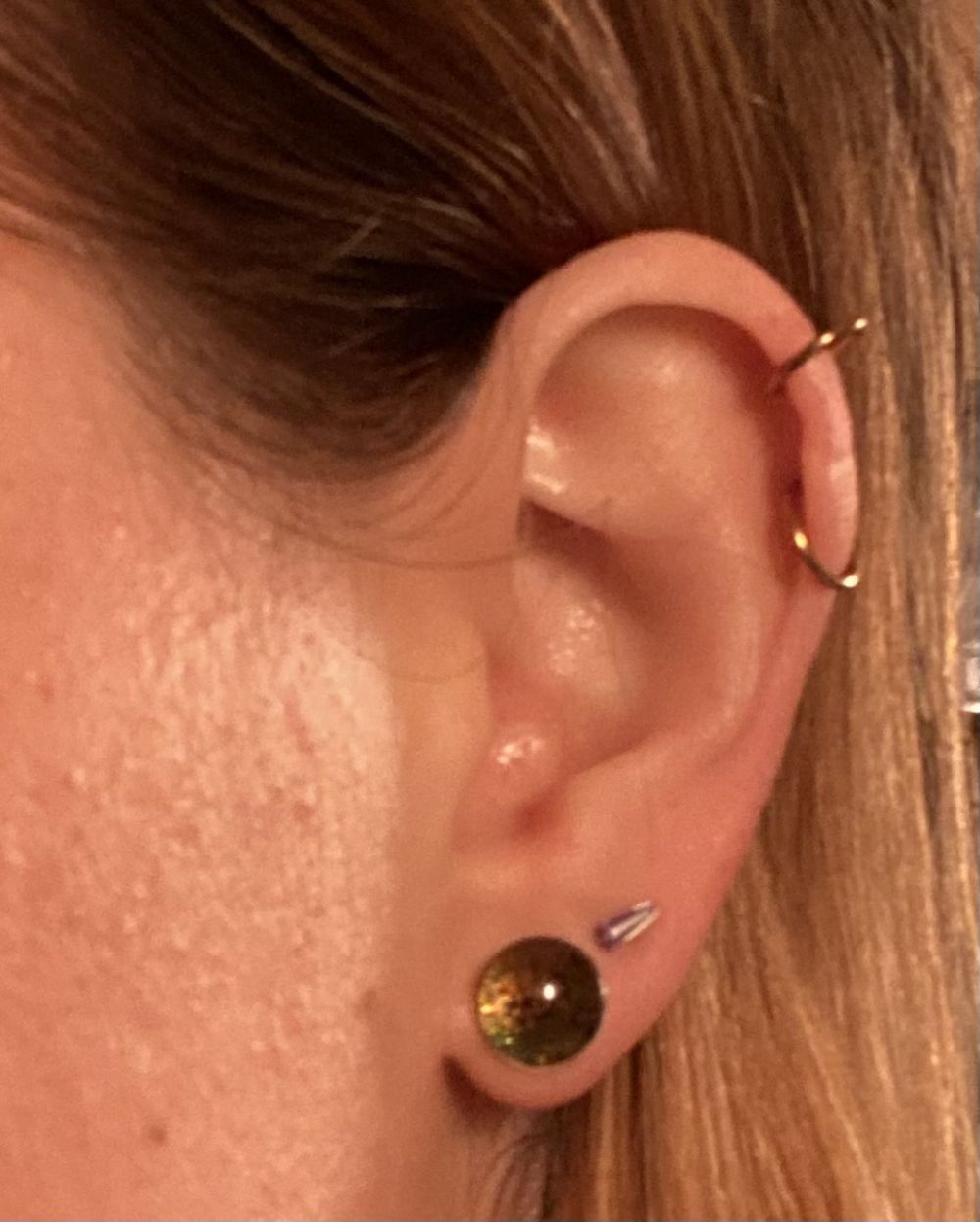 Titanium Tapered Baguette Labret