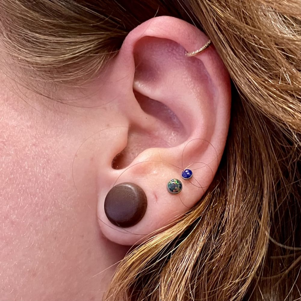 Single Flare Wood Plugs