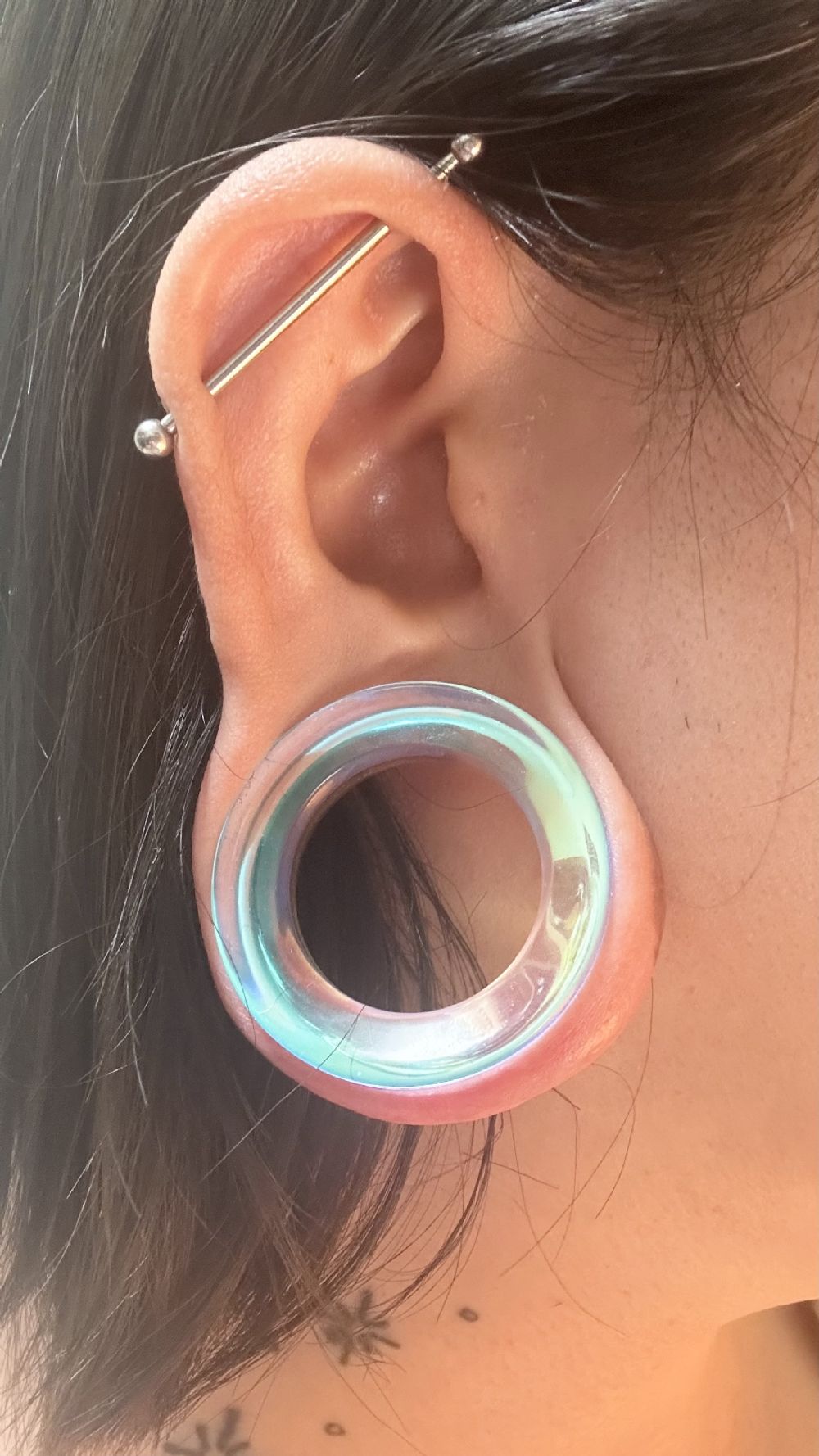 Ab Glass Polaris Eyelets | Aurora Borealis Tunnels