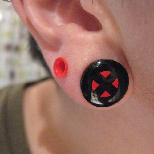 Acrylic Marvel Threaded Plugs | Mcu | Avengers Comic