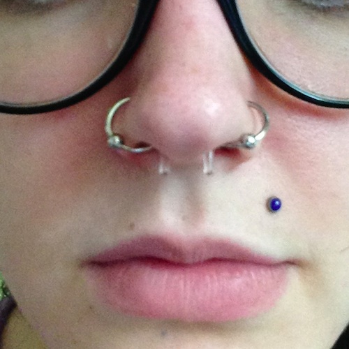 Custom Order Quartz Septum Retainer | Glass Septum