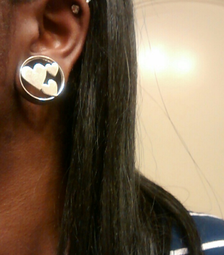 Steel Triple Heart Eyelet