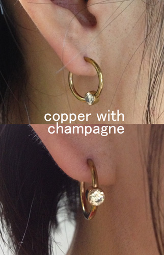 Custom Order Captive Ring With Bezel Set Bead