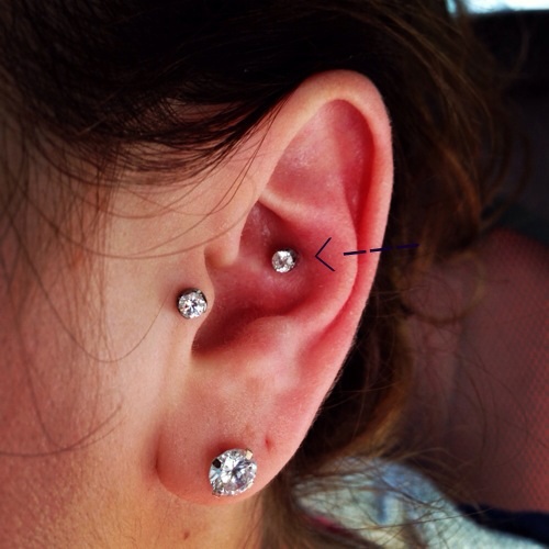 CUSTOM ORDER Titanium Flatback Labret with Faceted Prong Set Gem