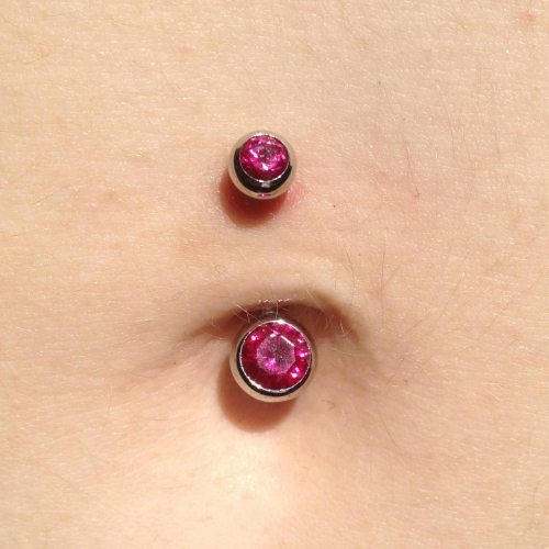 Overstock Double Gem Navel