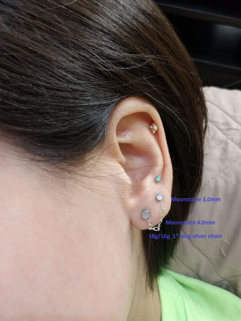 Silver Nostril Chains