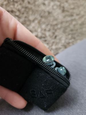 Black Canvas Plug And Jewelry Pouch | Purse | Wallet