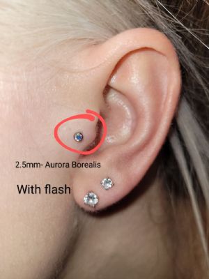 Invictus Implant Grade Titanium Threadless Bezel Set End