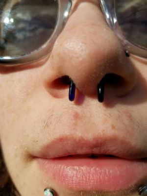 High-quality Glass Septum Retainer For Septum Piercing