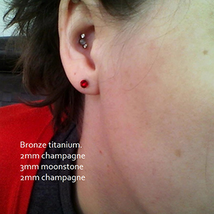 Custom Order Titanium Cluster Threaded End