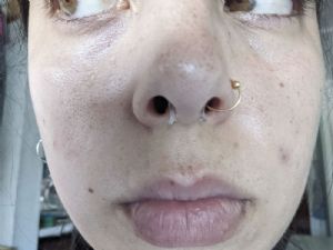 Basic Clear Pyrex Glass Septum Nose Retainer | Hider