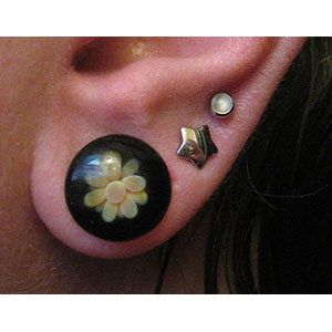 Custom Order Steel Star Flatback Plug
